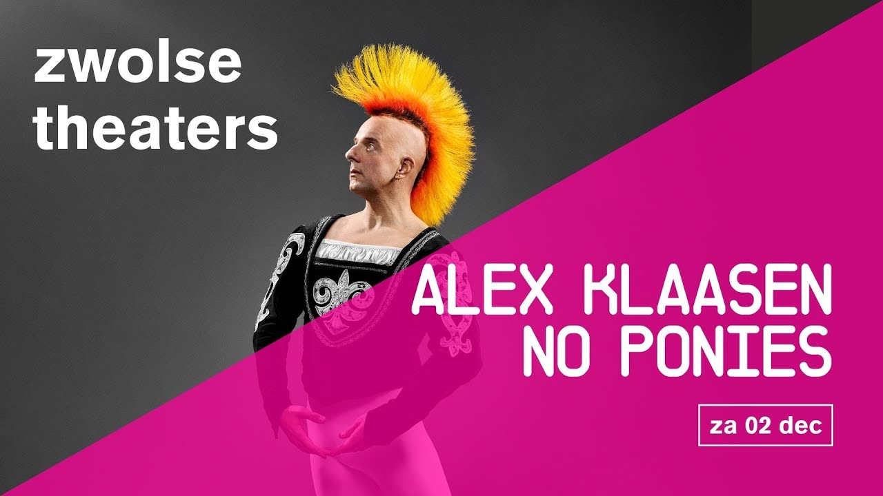 Zwolse theaters | Alex Klaasen No Ponies aankondiging - YouTube