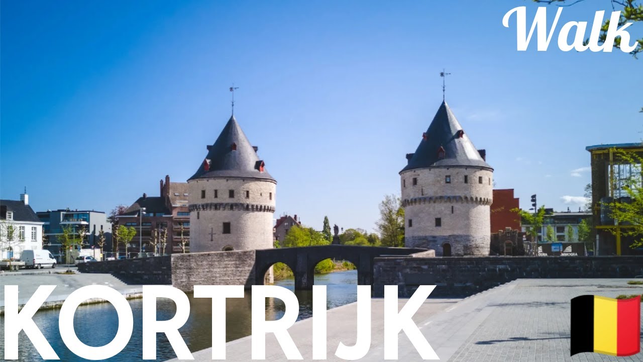 Kortrijk city walk. Belgium. 4K UHD video - YouTube