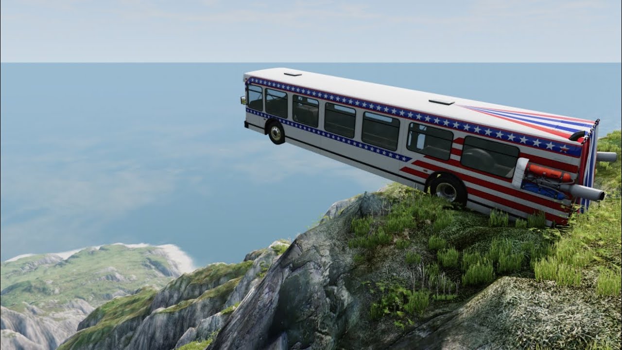 What Will Happen When The Bus Falls Down A High Hill? #46 - YouTube