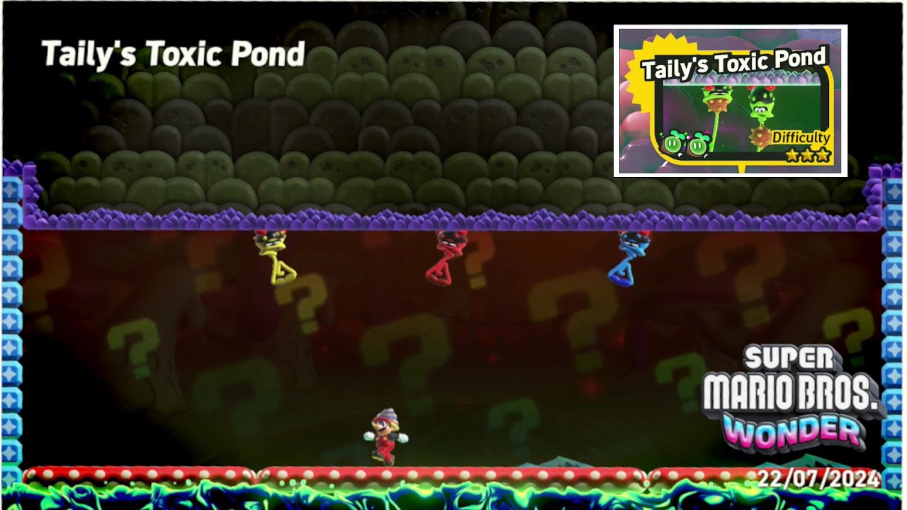 Super Mario Bros Wonder: Taily's toxic pond - YouTube
