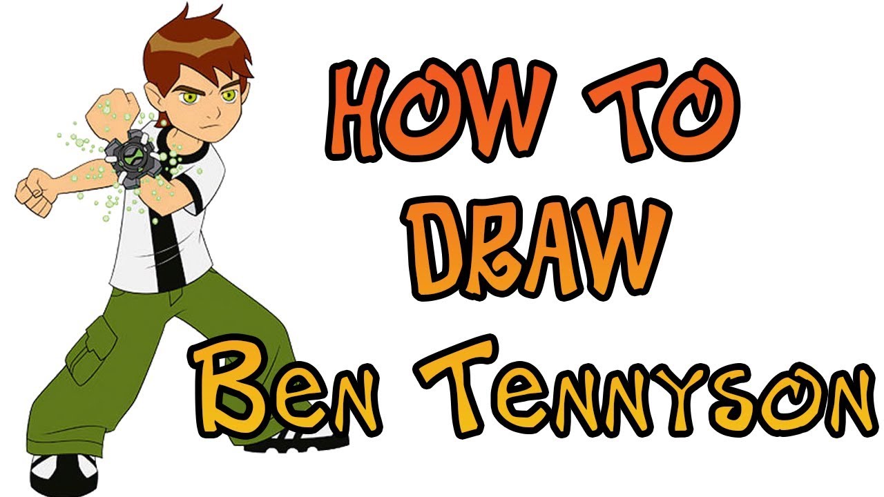 How to Draw Ben Tennyson- Ben 10 Omniverse || How To Draw Ben 10 Easy ...