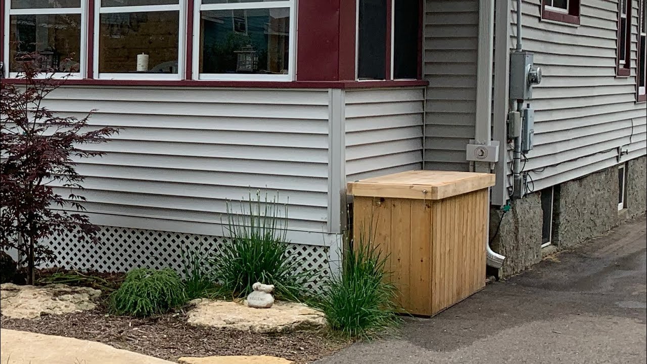 Rain bench with solar pump and retractable hose reel- winterization ...