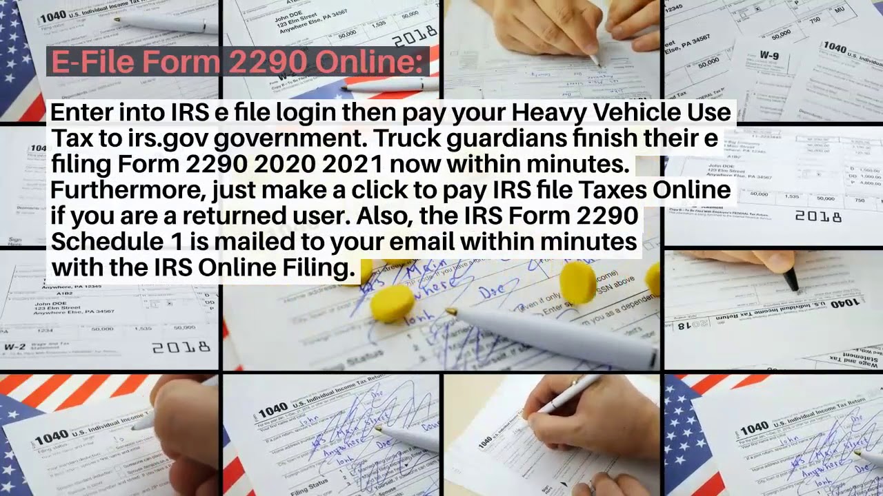 E-File Form 2290 | E File 2290 Free | IRS 2290 Contact 2021 - YouTube