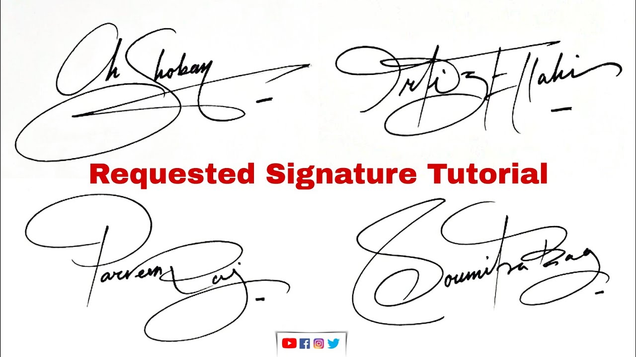 Requested signature style |Requested Signature| @AnupCalligraphy # ...