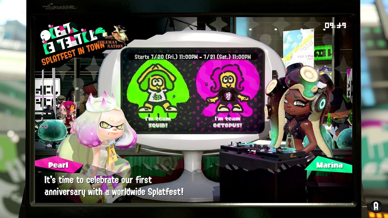 Splatoon 2 - #15 Inklings VS Octoling (NA/EU)Splatfest Announcement ...