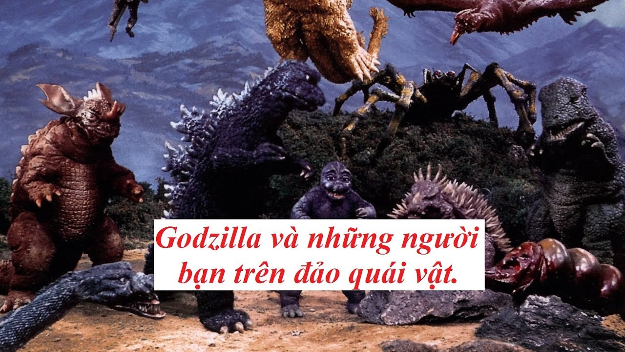 Teaser-Trailer "Godzilla và những người bạn trên đảo quái vật"-Godzila ...