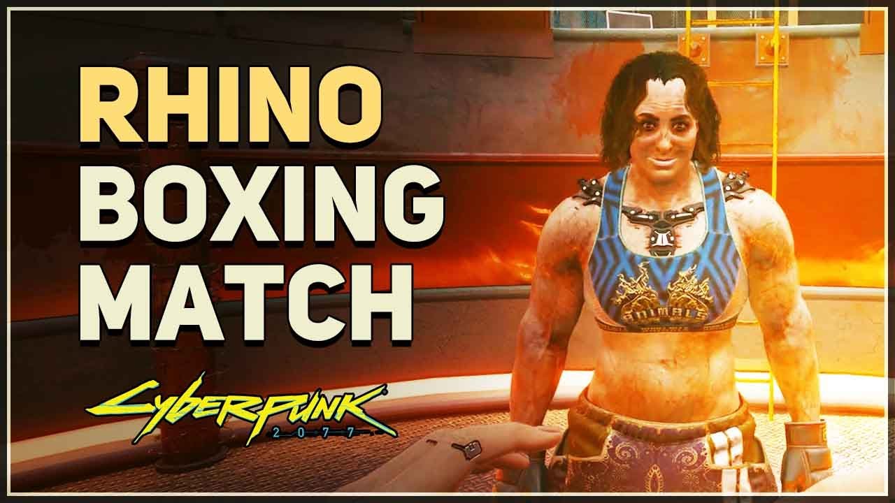 Rhino Boxing Boss Fight Cyberpunk 2077 - YouTube