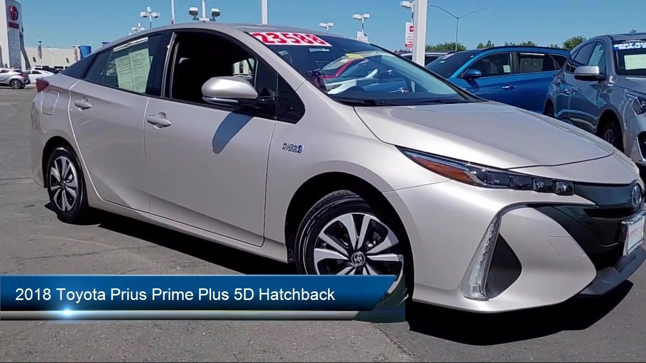 2018 Toyota Prius Prime Plus 5D Hatchback Stockton Lodi Manteca ...