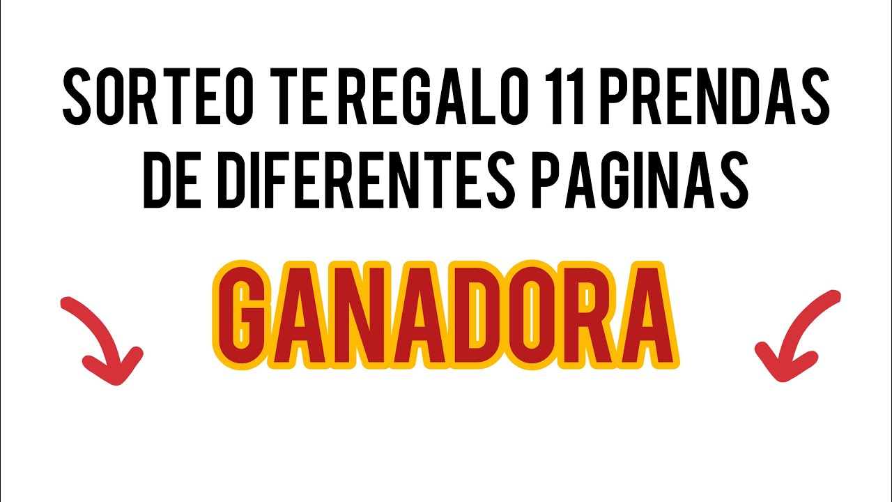Ganadora Del Sorteo Te Regalo 11 Prendas De Ropa De Diferentes Marcas ...