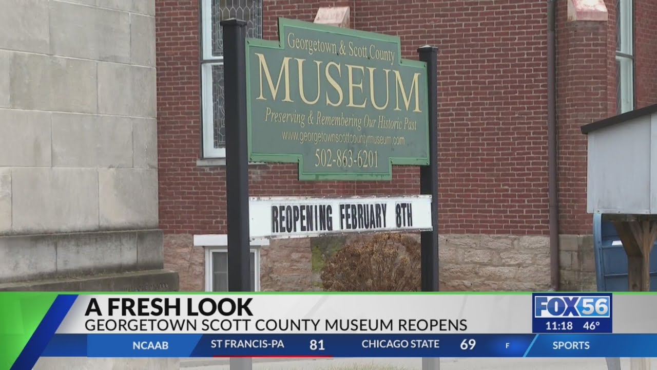 Georgetown & Scott County Museum reopens - YouTube