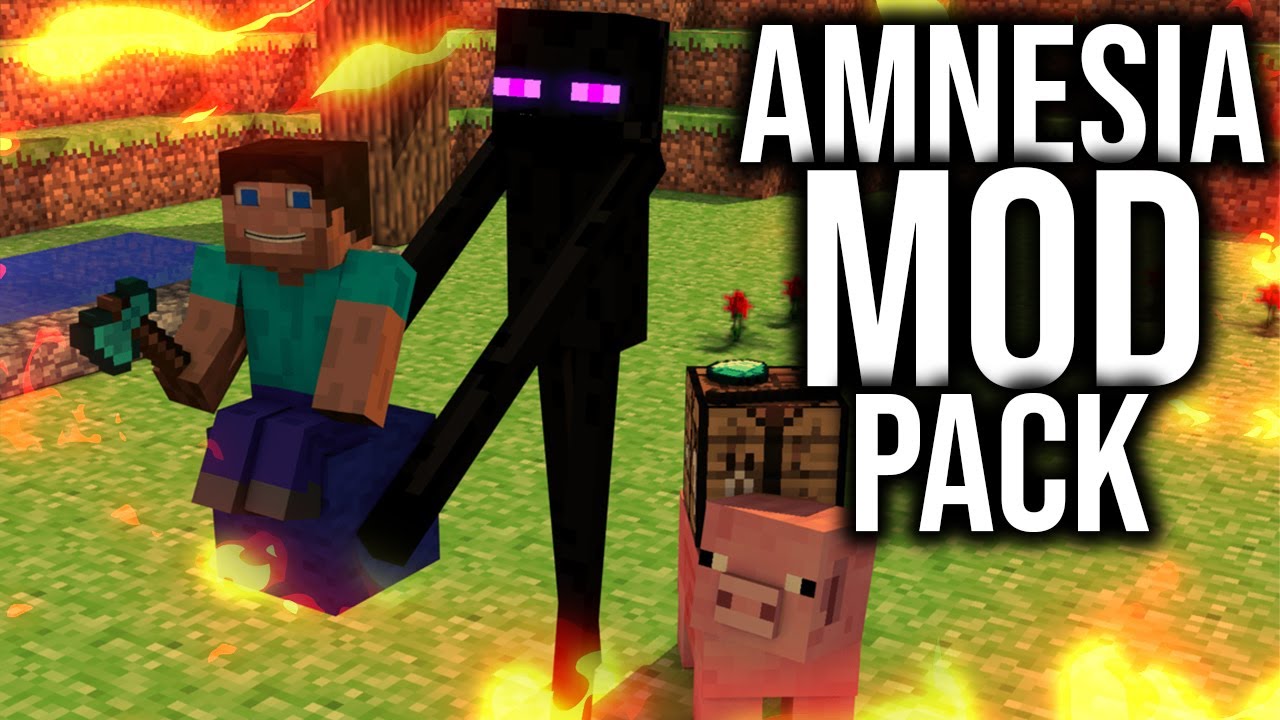 Minecraft but we forget everything | Minecraft Amnesia modpack - YouTube