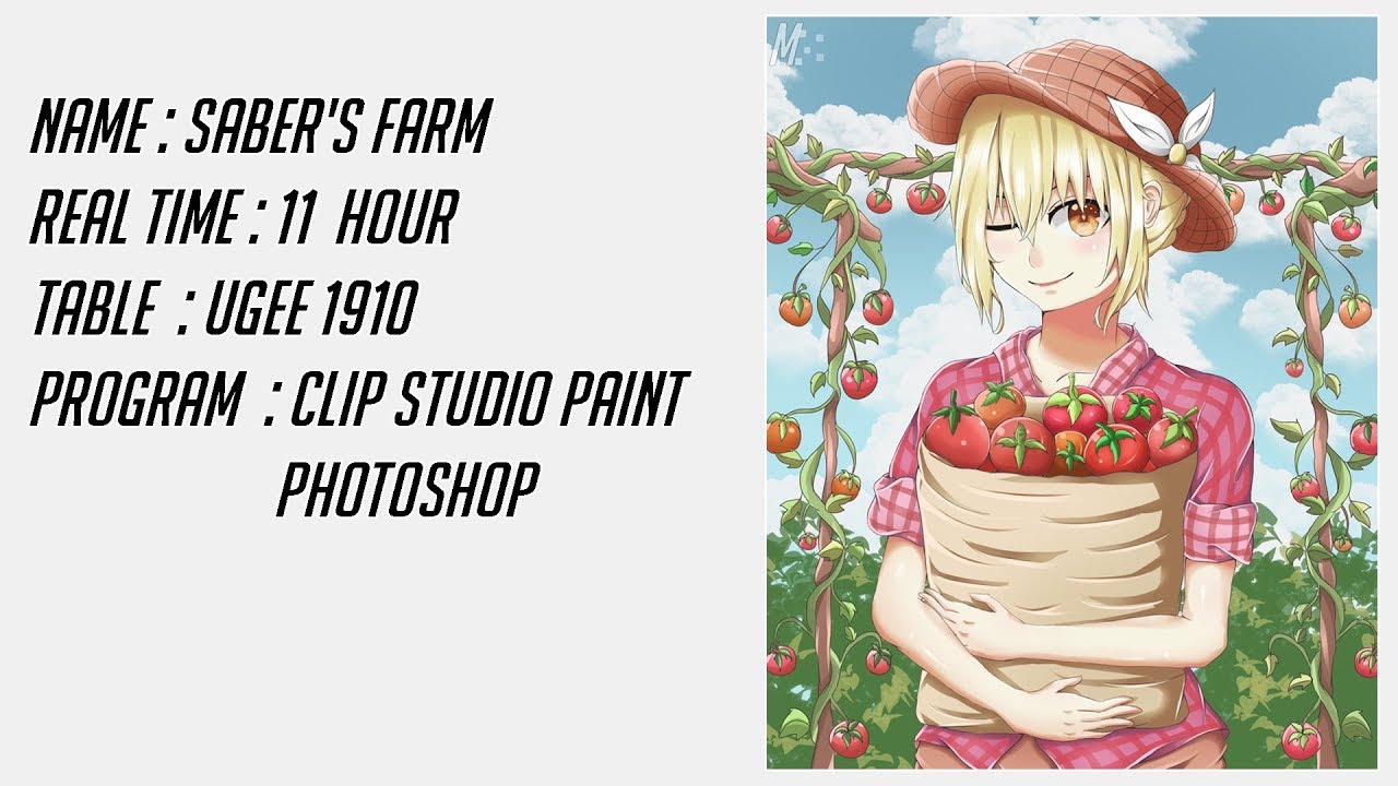 [Fate project] Saber's farm [Timelapse] - YouTube