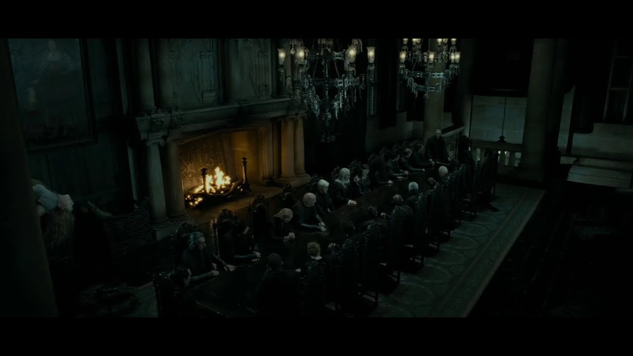 La Reunion de Mortifagos en la Mansión Malfoy (1/2) | Harry Potter y ...