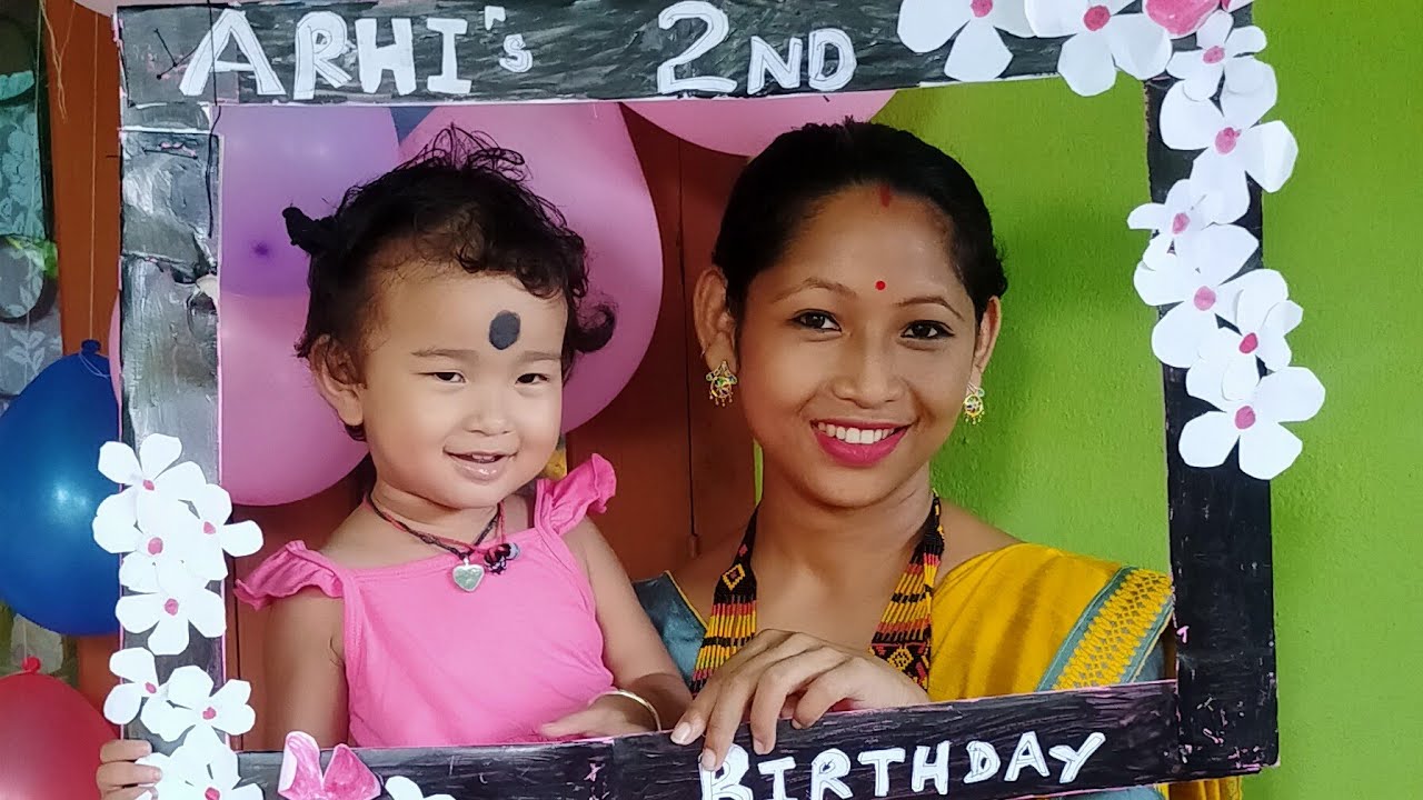 Photo Frame DIY / Handmade Photo Frame/Selfie photo frame for birthday ...