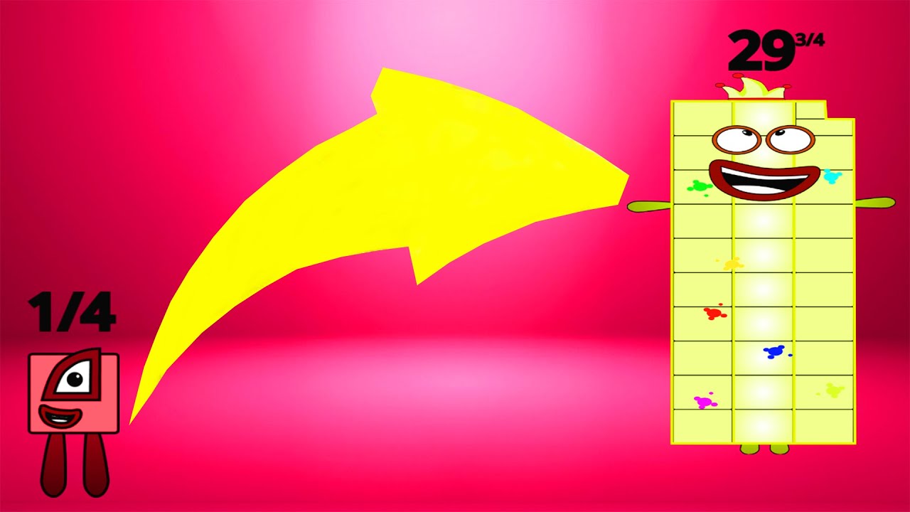 Numberblocks Band Quarters New Style 0.25 to 29.75 - YouTube