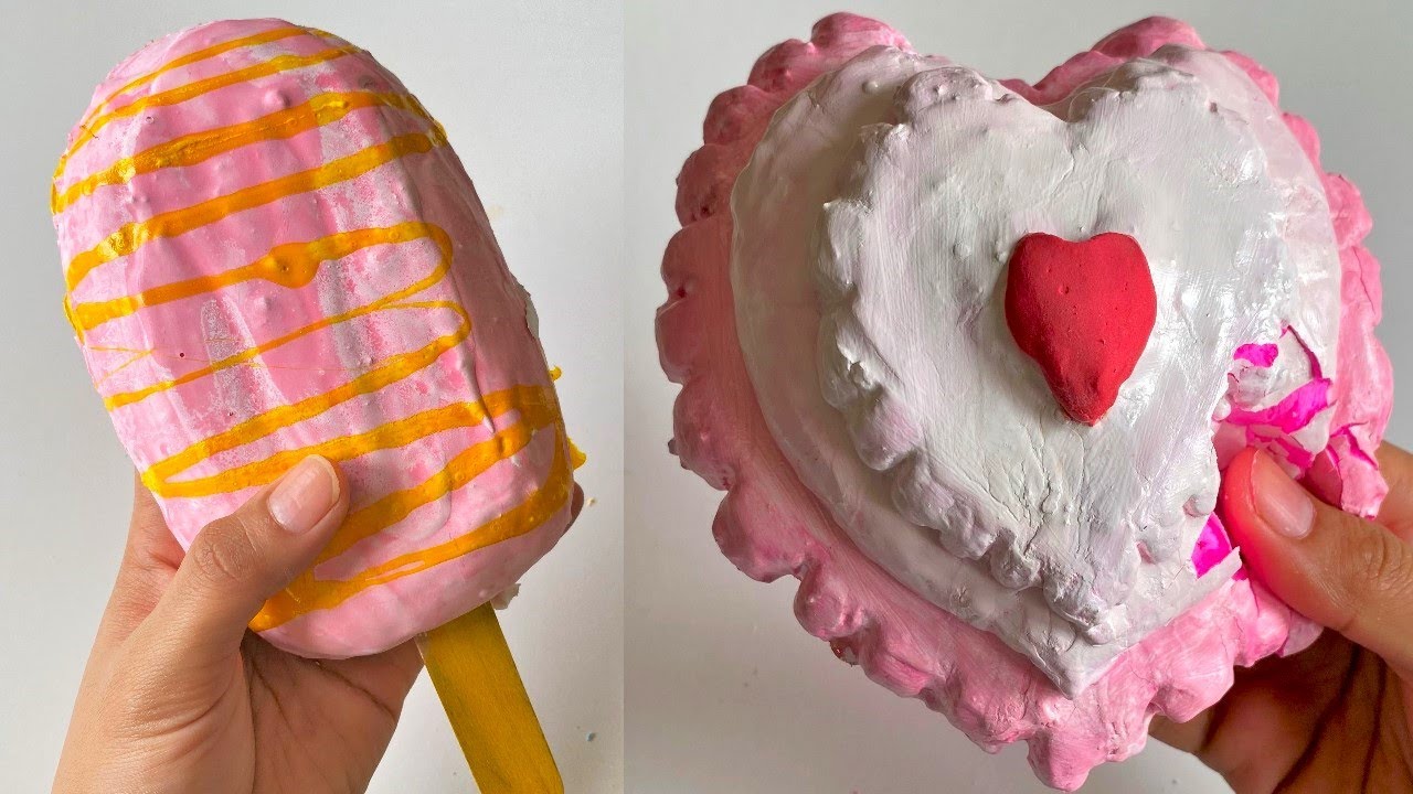 Plaster Clay Cracking & Slime ASMR Video #607 - YouTube