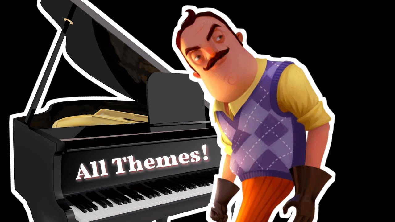 Hello Neighbor MUSIC On PIANO! - YouTube