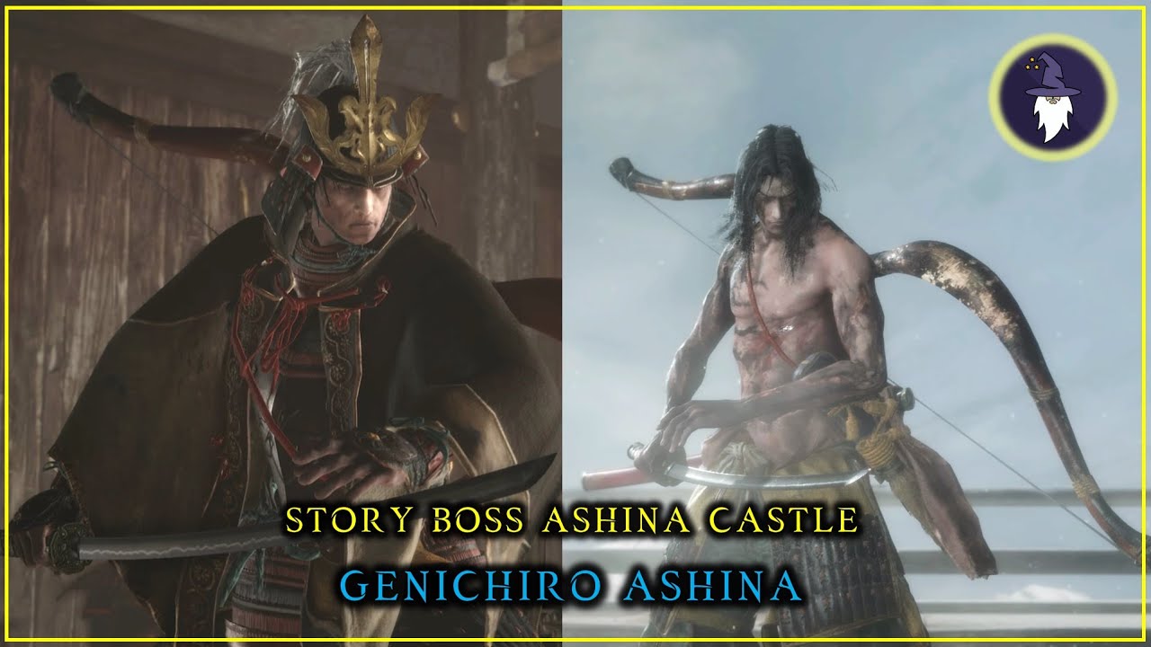 SEKIRO - GENICHIRO ASHINA (Story Boss Ashina Castle) - YouTube