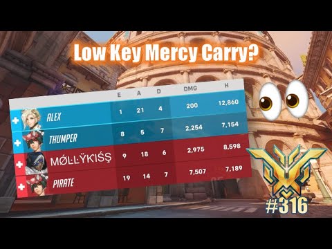 Low Key Mercy Carry? 👀 - Season 8 - Mercy Overwatch - YouTube