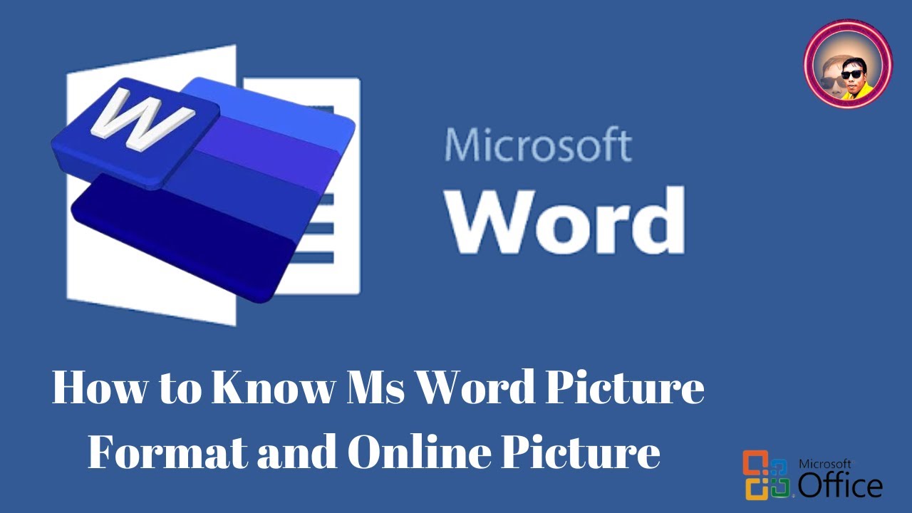 How to Know Ms Word Picture Format and Online Picture - YouTube