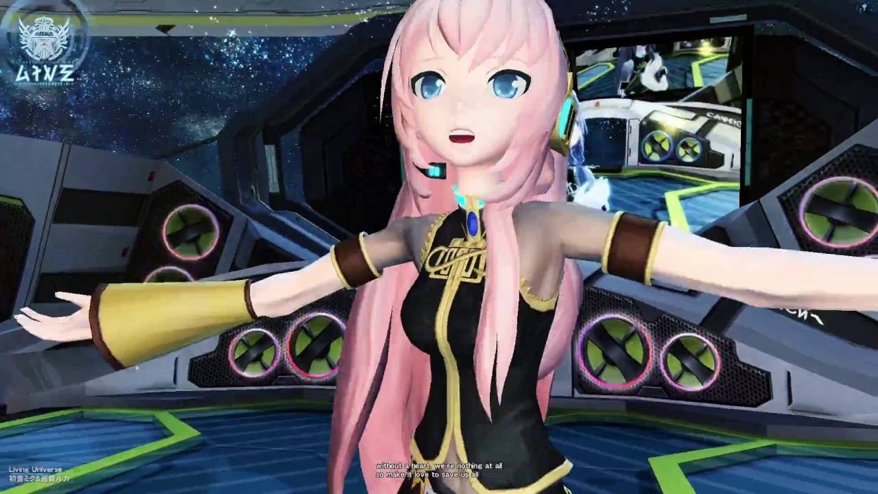 【PSO2】初音ミク・巡音ルカ ライブ 【Living Universe】 ver. Stage 6 - YouTube