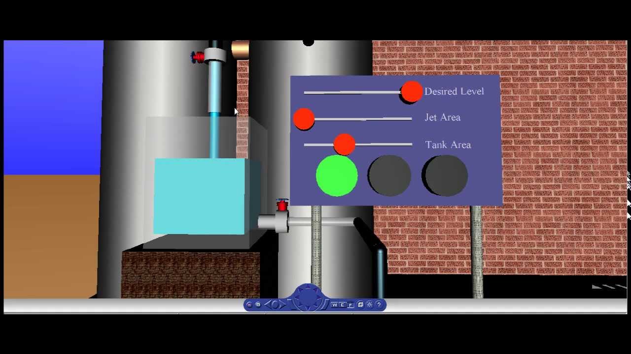 Liquid Level Control System - Virtual Automation - YouTube