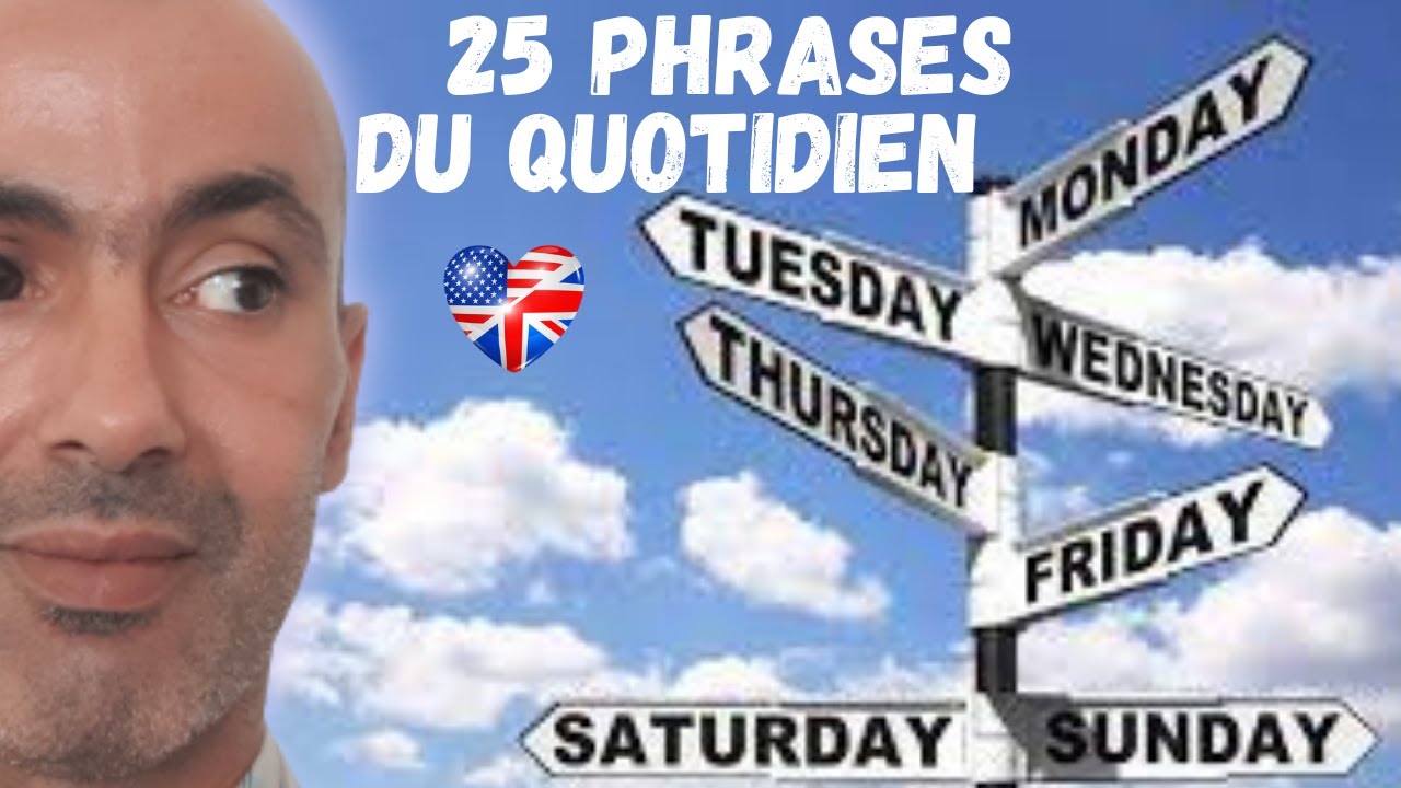 25 phrases courantes en anglais | 25 common sentences in English - YouTube