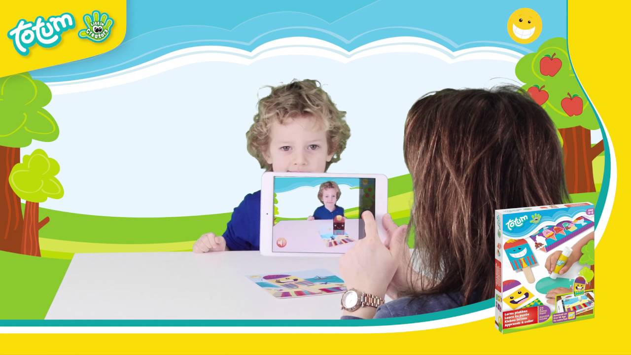 Totum Little Creators - Learn to paste - Leren plakken - YouTube