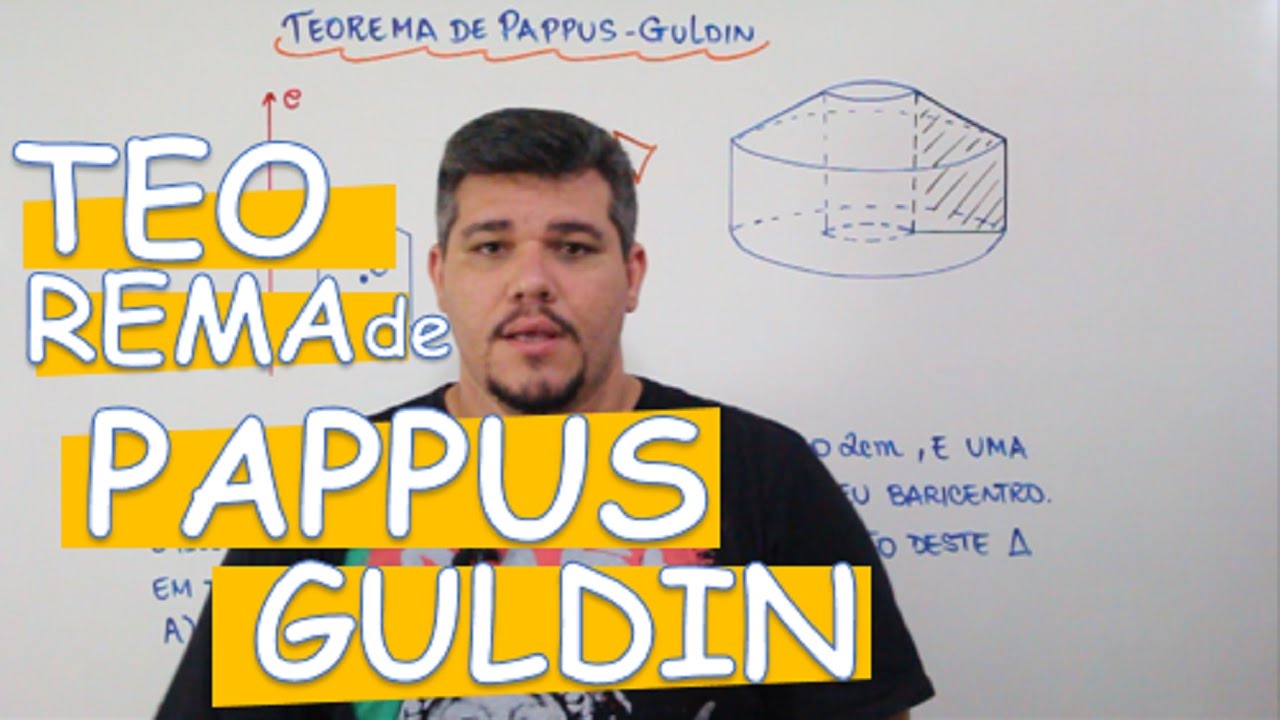 TEOREMA DE PAPPUS GULDIN (com exemplos) (AULA 15/16) - YouTube