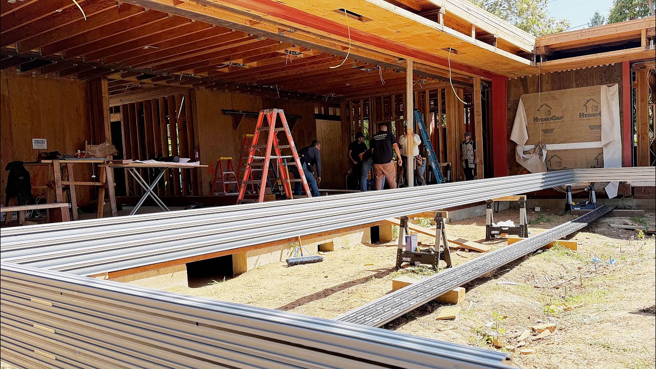 Installs 52 feet Long sliding door.. - YouTube