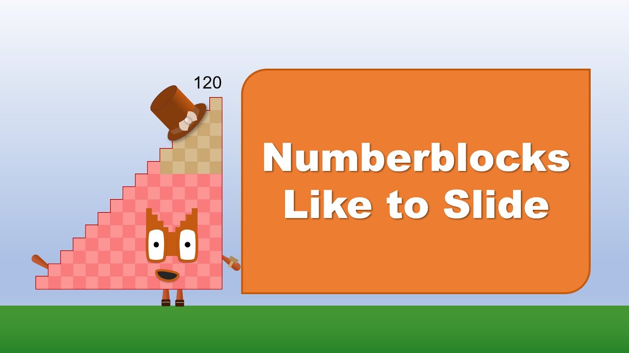 Numberblocks like to ride on the slide! - YouTube