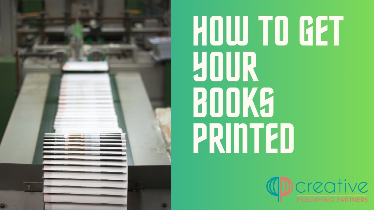 How Do I Get My Books Printed? - YouTube