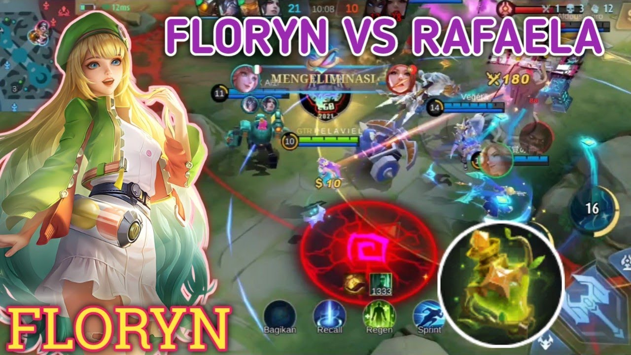 (FLORYN VS RAFAELA) GAMEPLAY FLORYN - BUILD TOP 1GLOBAL FLORYN - MLBB ...