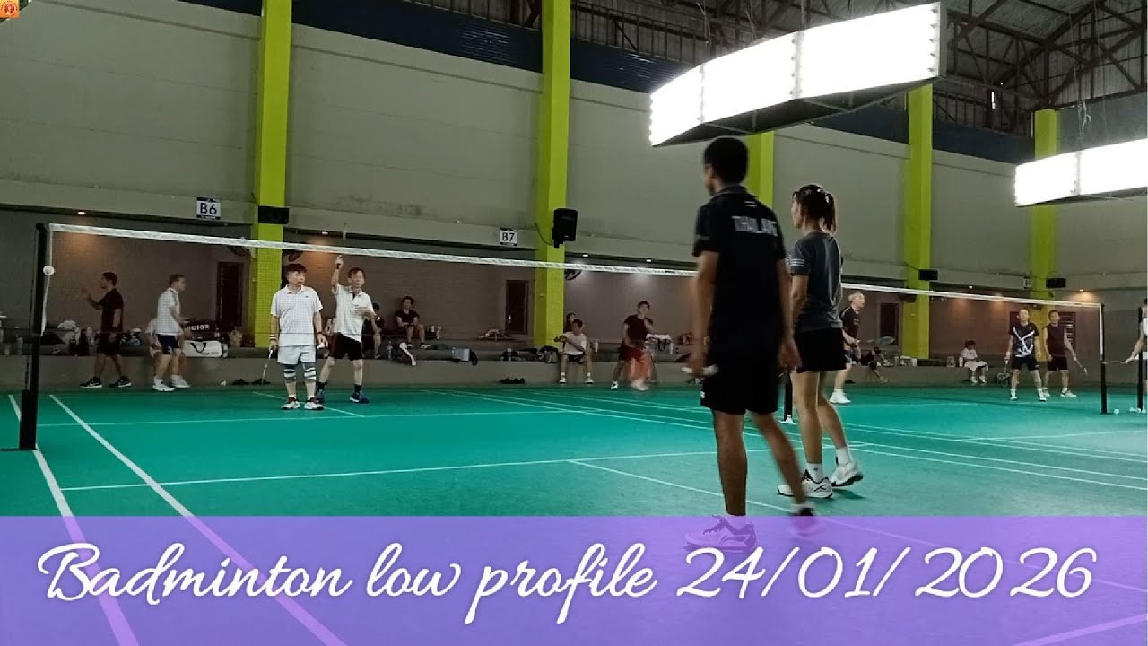 Badminton low profile 24/01/2026 - YouTube