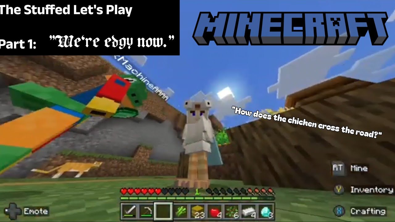 Ep. 1 "We're Edgy Now" | The Stuffed Let's Play - YouTube