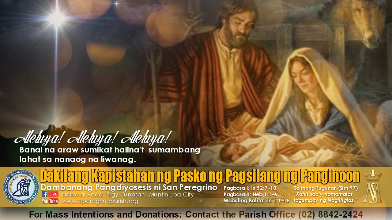11AM Misa I Pasko ng Pagsilang ng Panginoon - Disyembre 25, 2023 - YouTube
