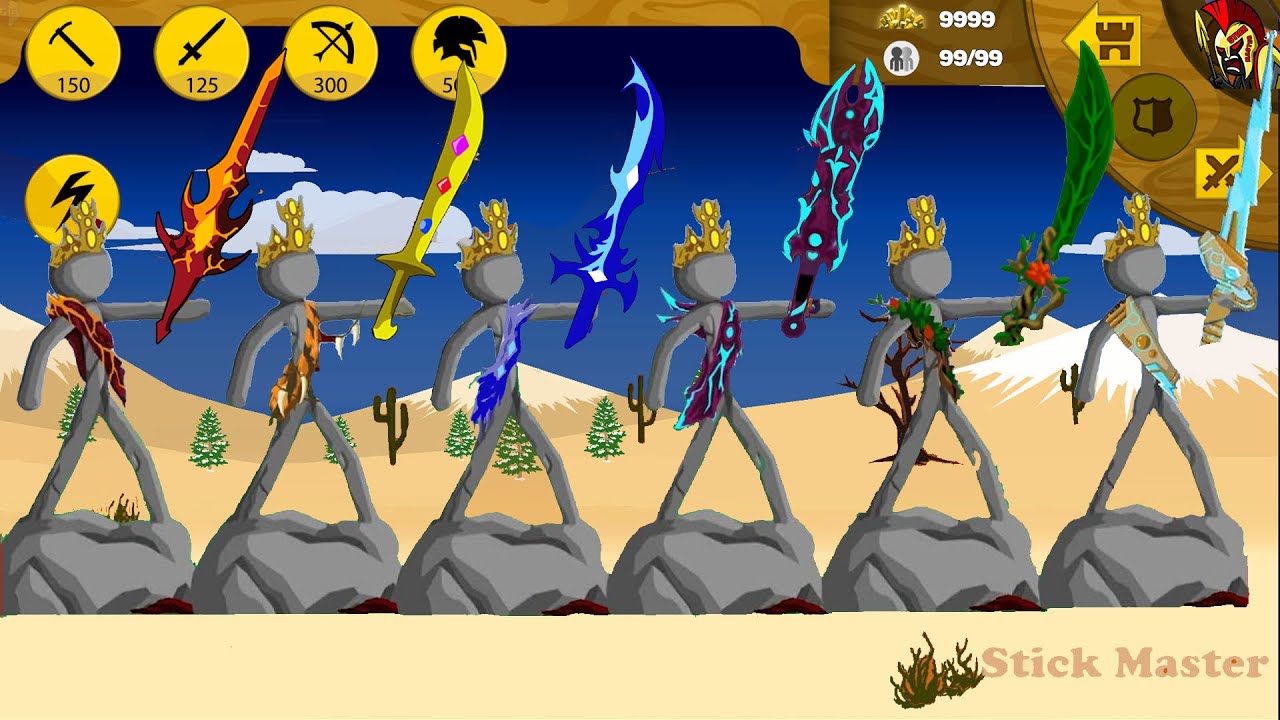 NEW UPGRADE 9999 STATUE SKIN SWORDWRATH FULL POWERFUL INSANE | STICK ...