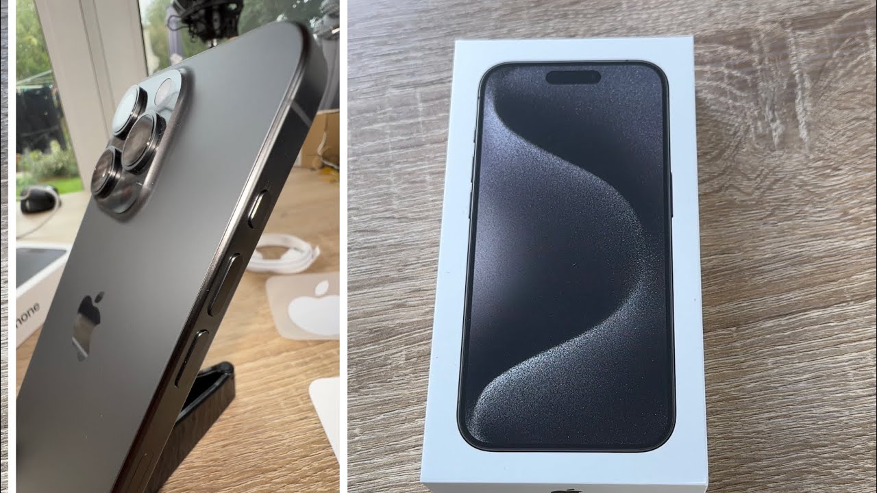 Apple iPhone 15 Pro Black Titanium (1TB) So strong, so light, so Pro ...