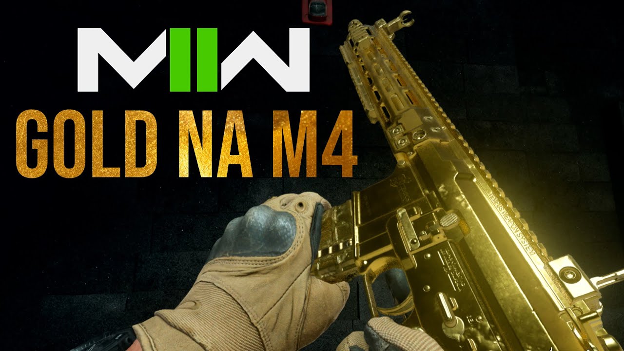 GOLD NA M4 - COD MW2 - YouTube