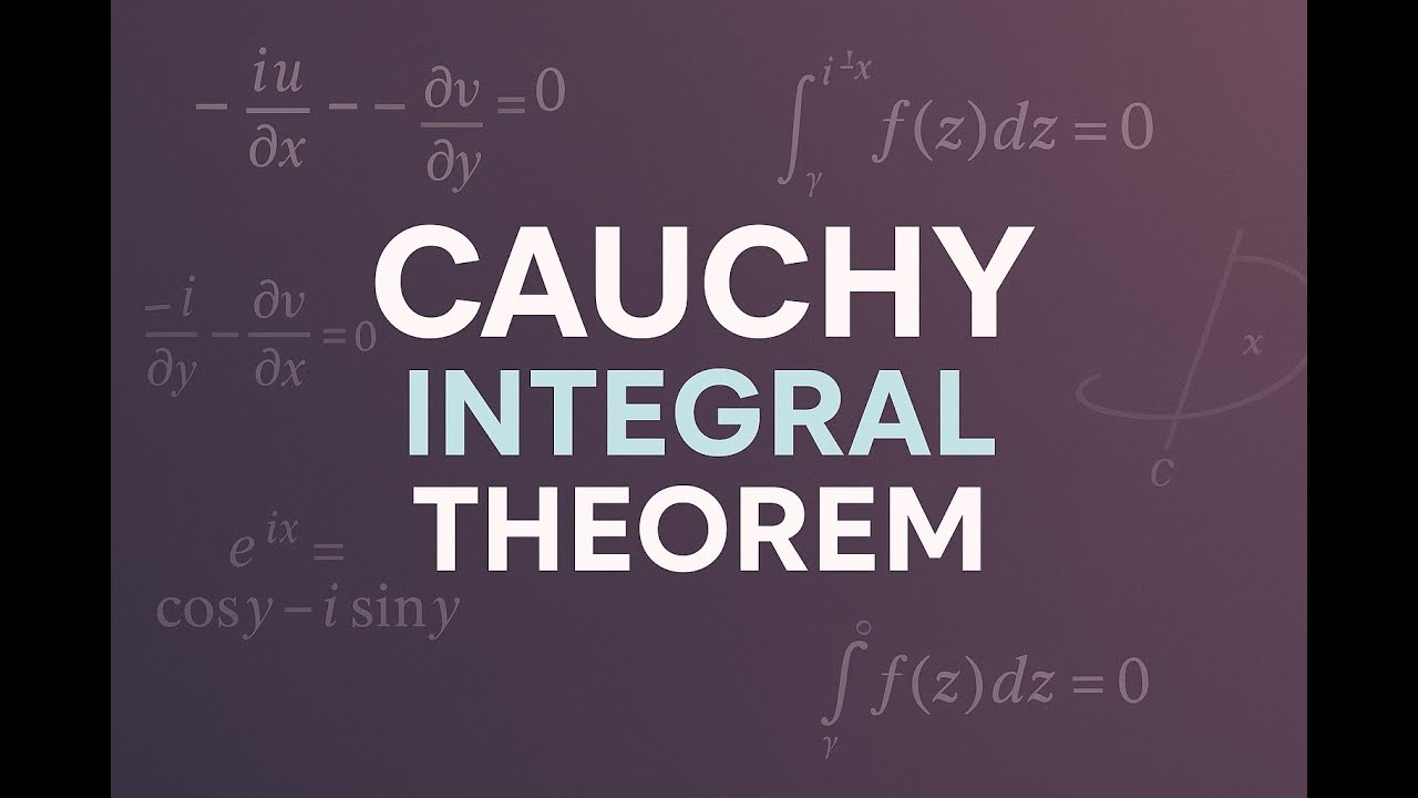 Cauchy Integral Formula-Intro - YouTube
