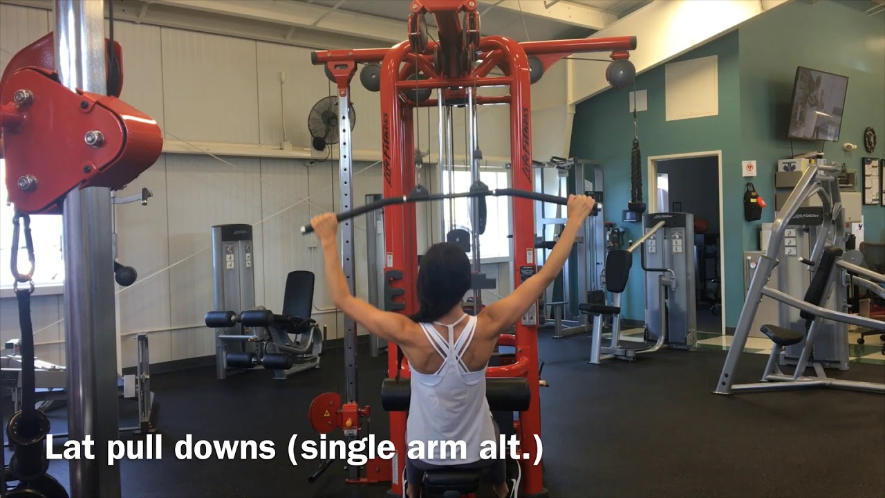 Lat Pull Down (Single Arm) - YouTube