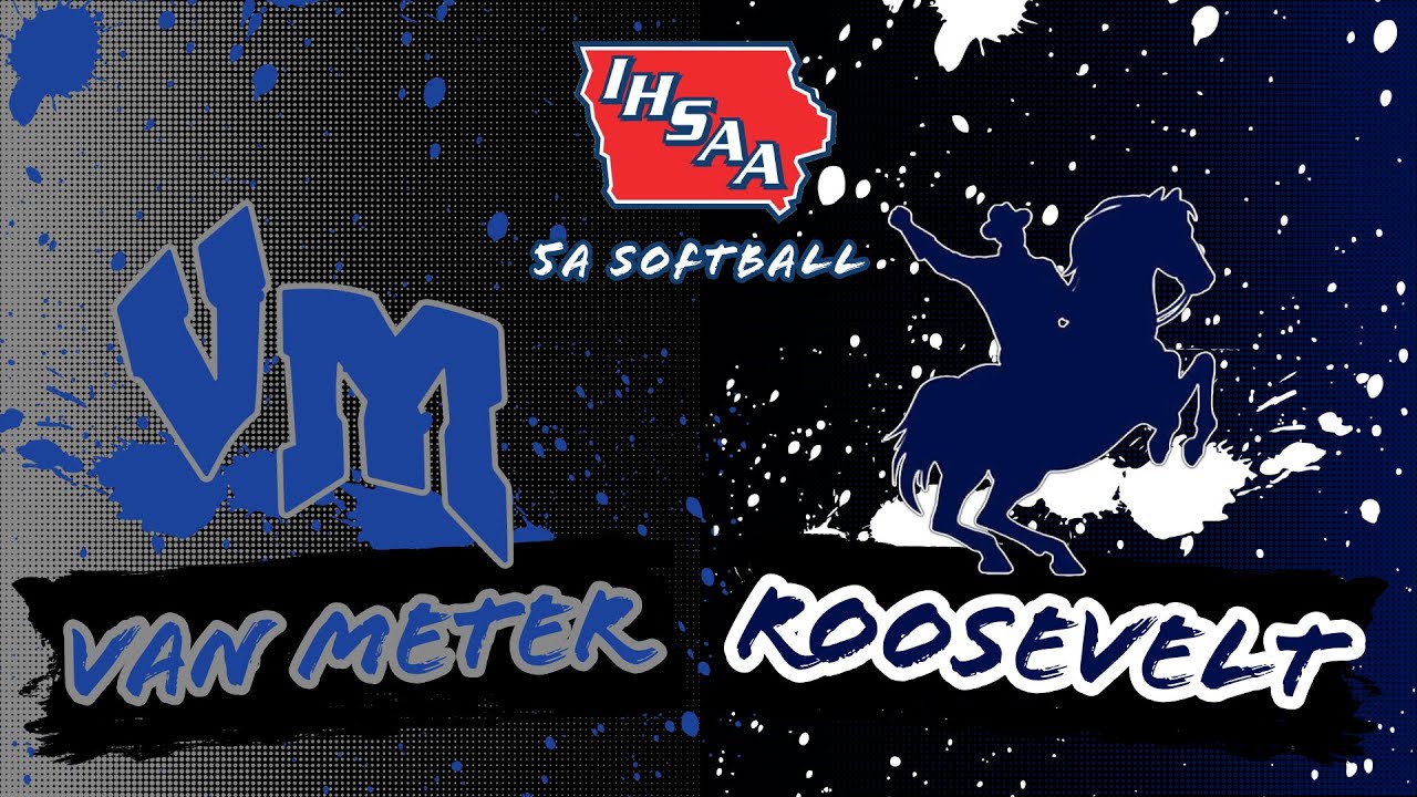 Iowa High School Softball: Roosevelt Roughriders vs. Van Meter Bulldogs ...