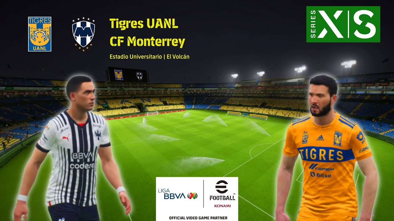 ASI ES EL ESTADIO UNIVERSITARIO "EL VOLCAN" EN EFOOTBALL 2023| TIGRES ...