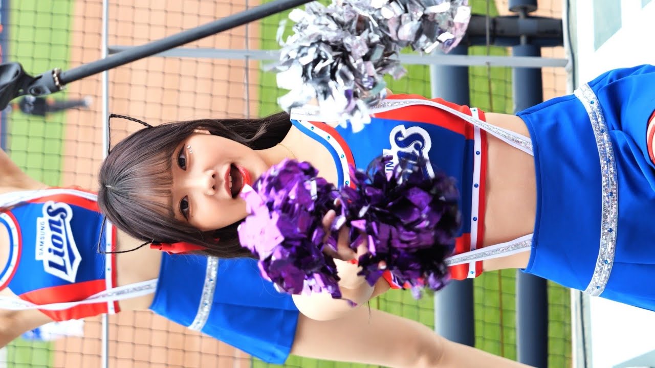 [5K]230423 최홍라(@eluhwa3822 ) 삼성 치어리더(cheerleader) Dream of Lions 응원가 - 직캠(Fancam) - YouTube