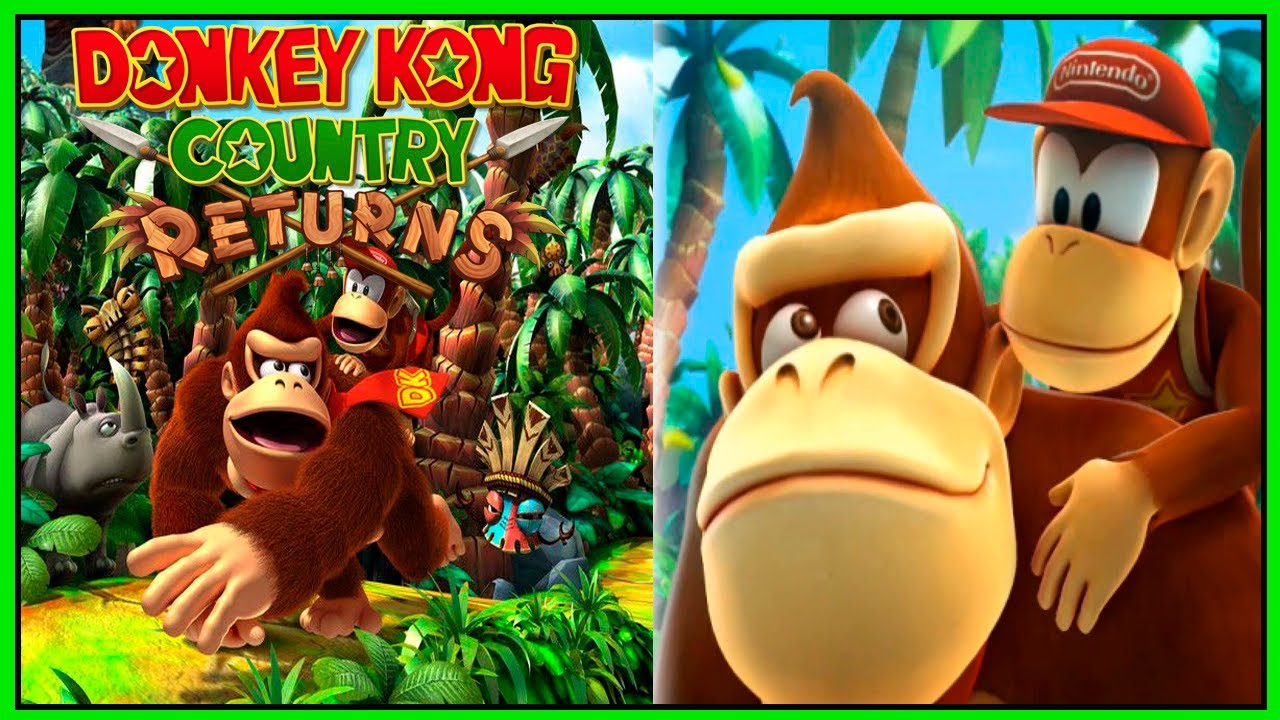 Donkey Kong Country Returns HD 🍌 Mundo FINAL : VOLCÁN 100% 🍌"TIKI TONG ...