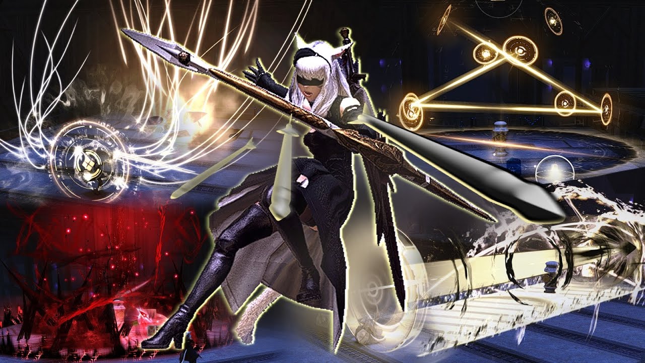 FFXIV - [BRD] Nier Automata BARD Ability VFX MOD - YouTube