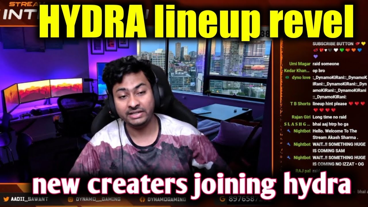 Dynamo reveal hydra lineup | joining hydra | new creaters joining hydra ...