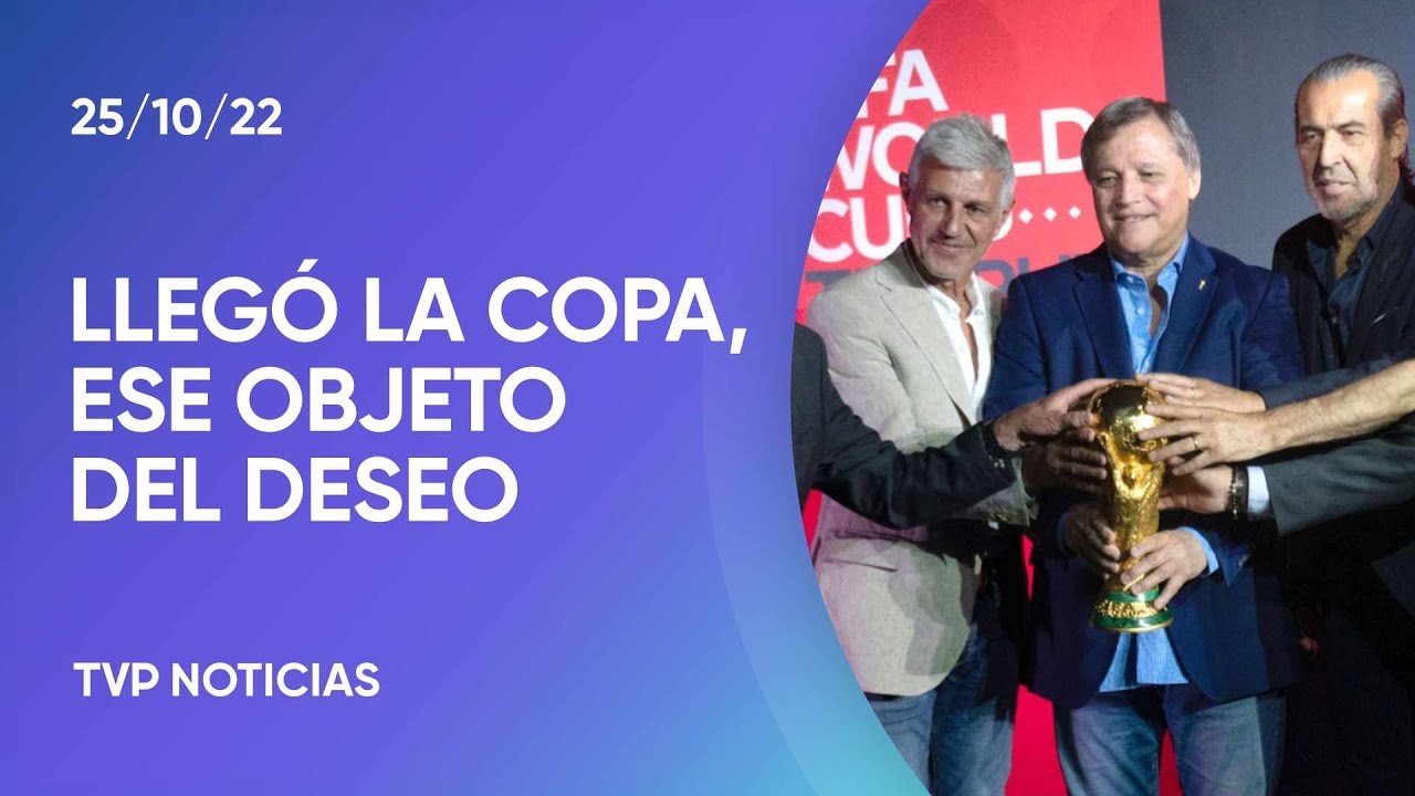 La Copa del Mundo se presentó en el predio de AFA - YouTube