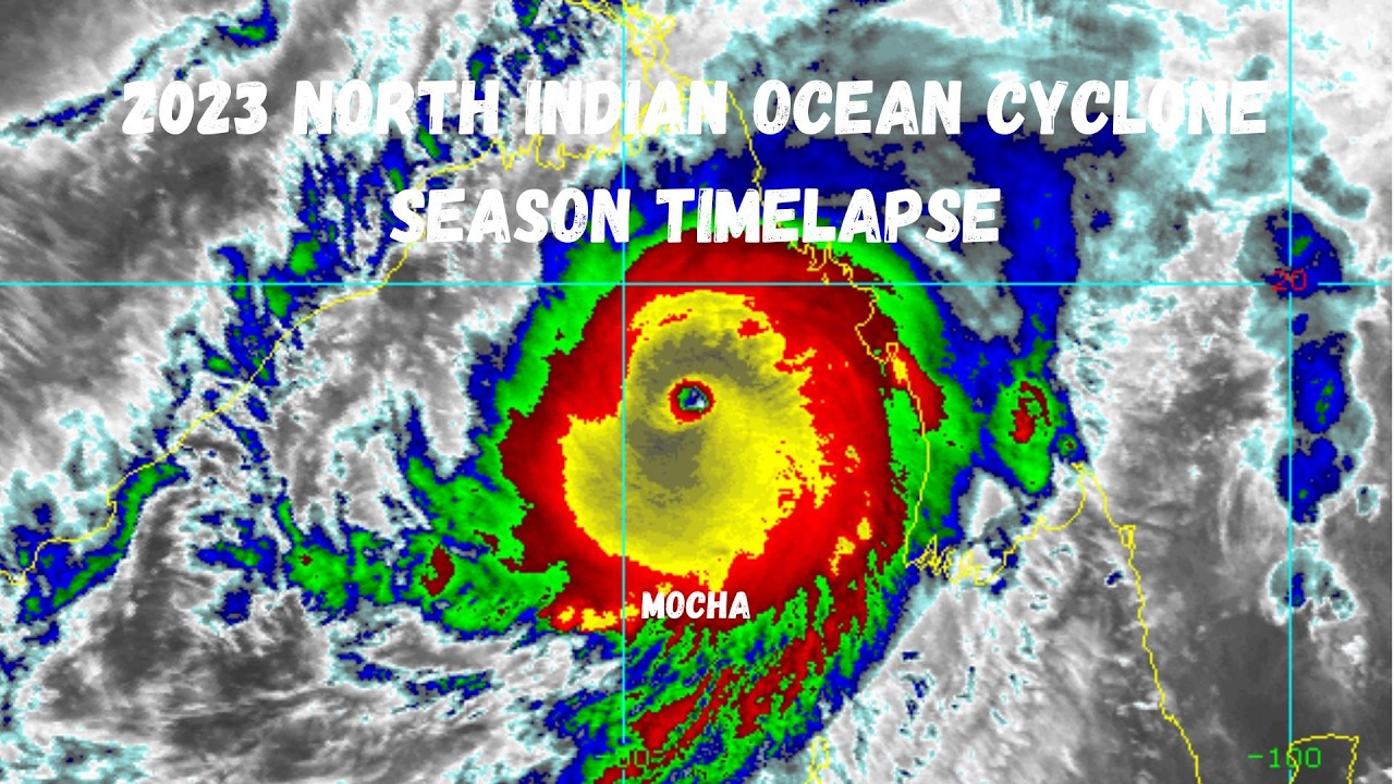 2023 North Indian Ocean Cyclone Season Timelapse - YouTube