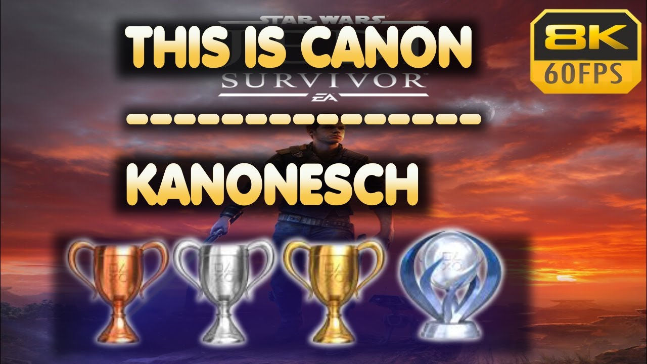 Star Wars Jedi Survivor | This Is Canon | Trophy | Achievement Guide ...